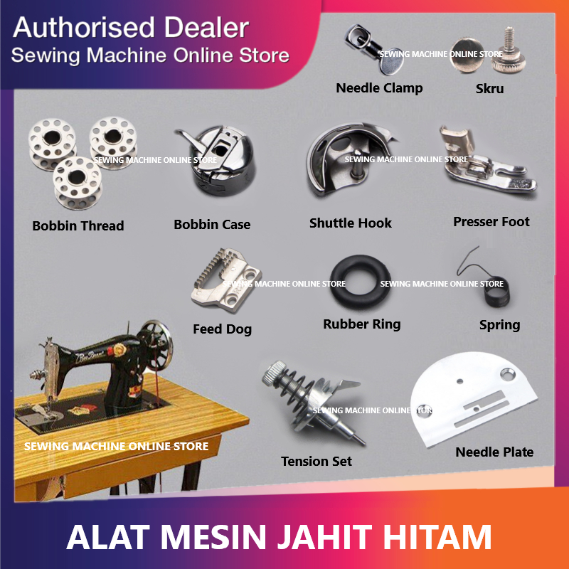 🔥Ready Stock🔥 Alat Ganti Spare Part Mesin Jahit Lama Kepala Hitam ...