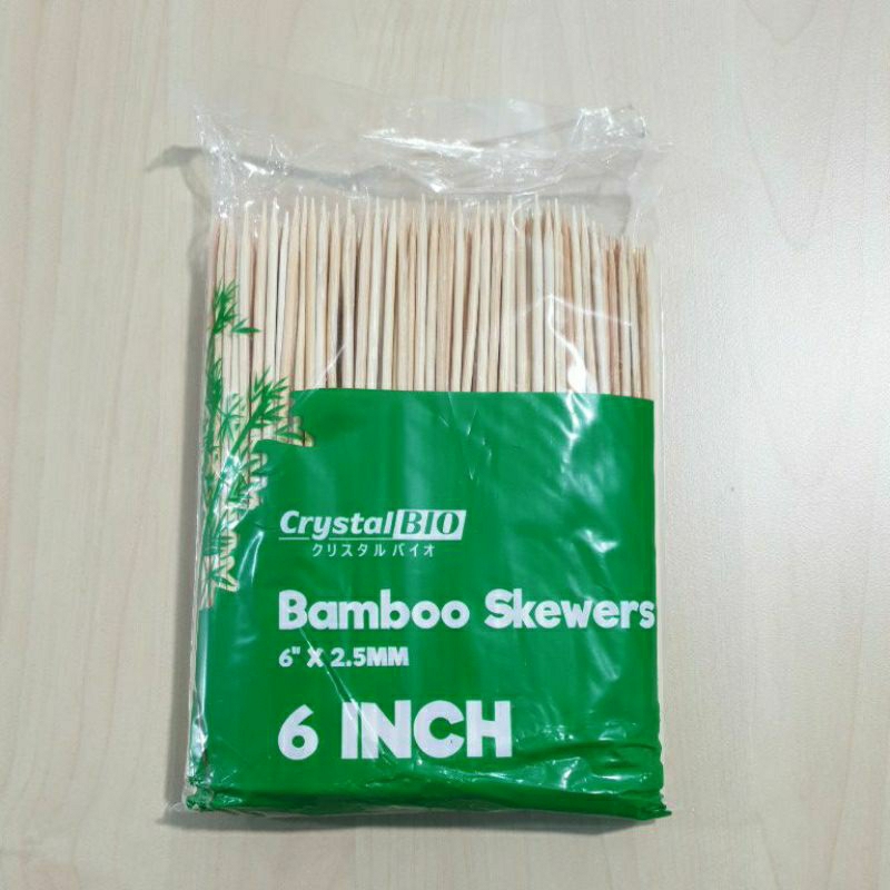 Bamboo Skewers 6 Inch 8 Inch / Lidi Satay Buah / Lidi Cucuk / Cucuk ...
