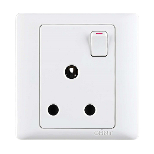 CHINT New7G 15A 250V 1 Gang 3 Pin Switch Socket | Shopee Malaysia
