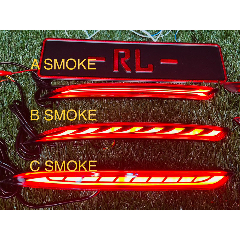 Proton X50 rear bumper led reflector fog lamp light bodykit body kit ...
