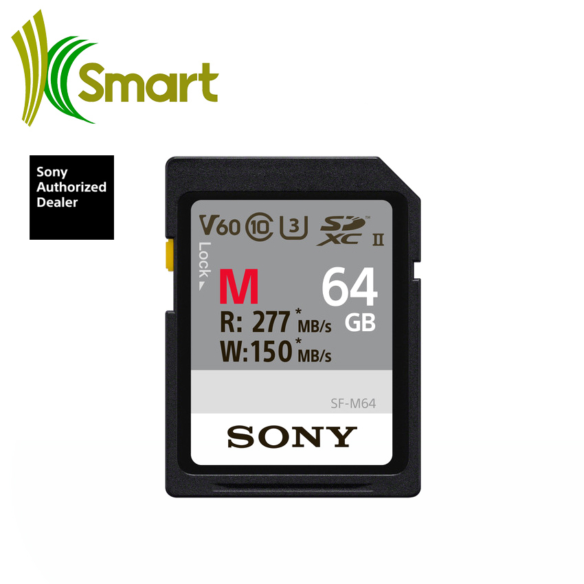 Sony SF-M64 64GB UHS-II SDXC Memory Card (5 Years Warranty) | Shopee ...