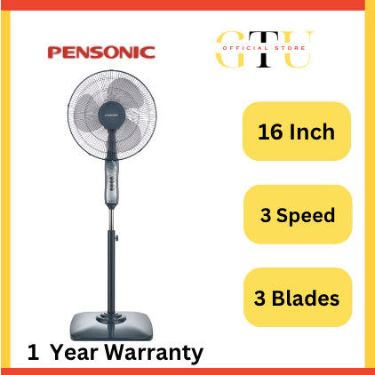 Pensonic 3-blade Stand Fan (16”) PSF-4507 | Shopee Malaysia