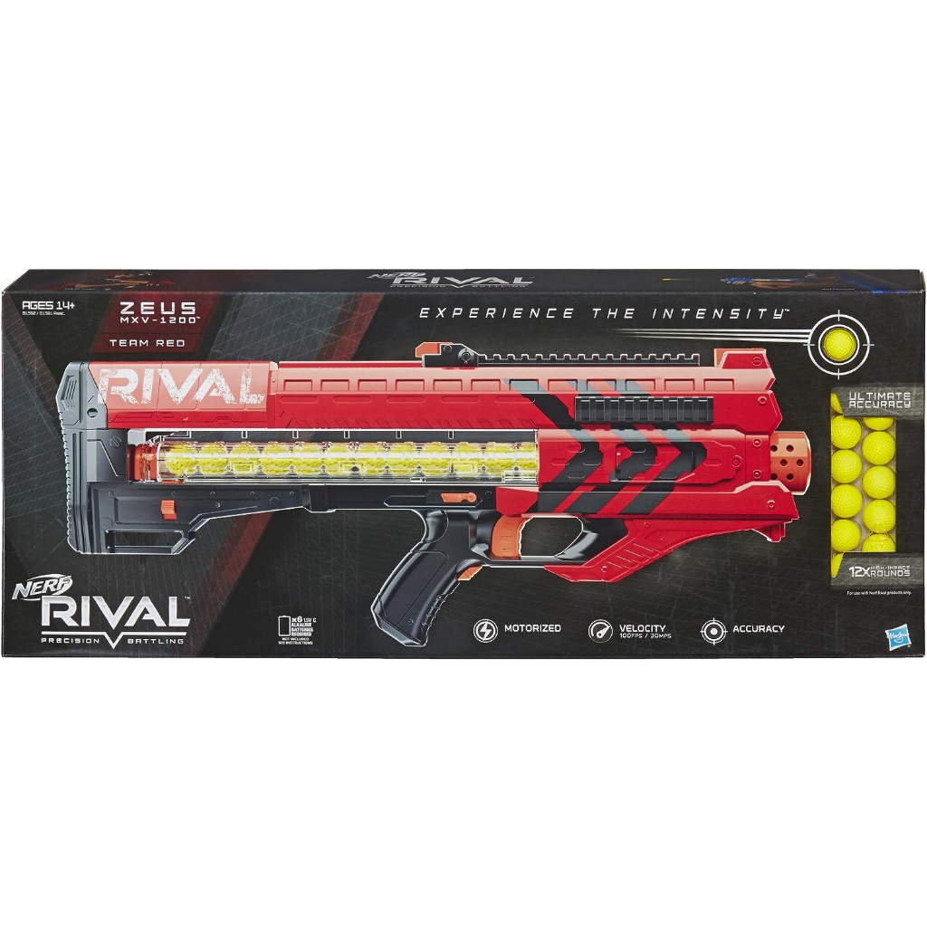 NERF RIVAL ZEUS MXV-1200 SEMI-AUTO TEAM RED BLASTER (B1592) | Shopee ...