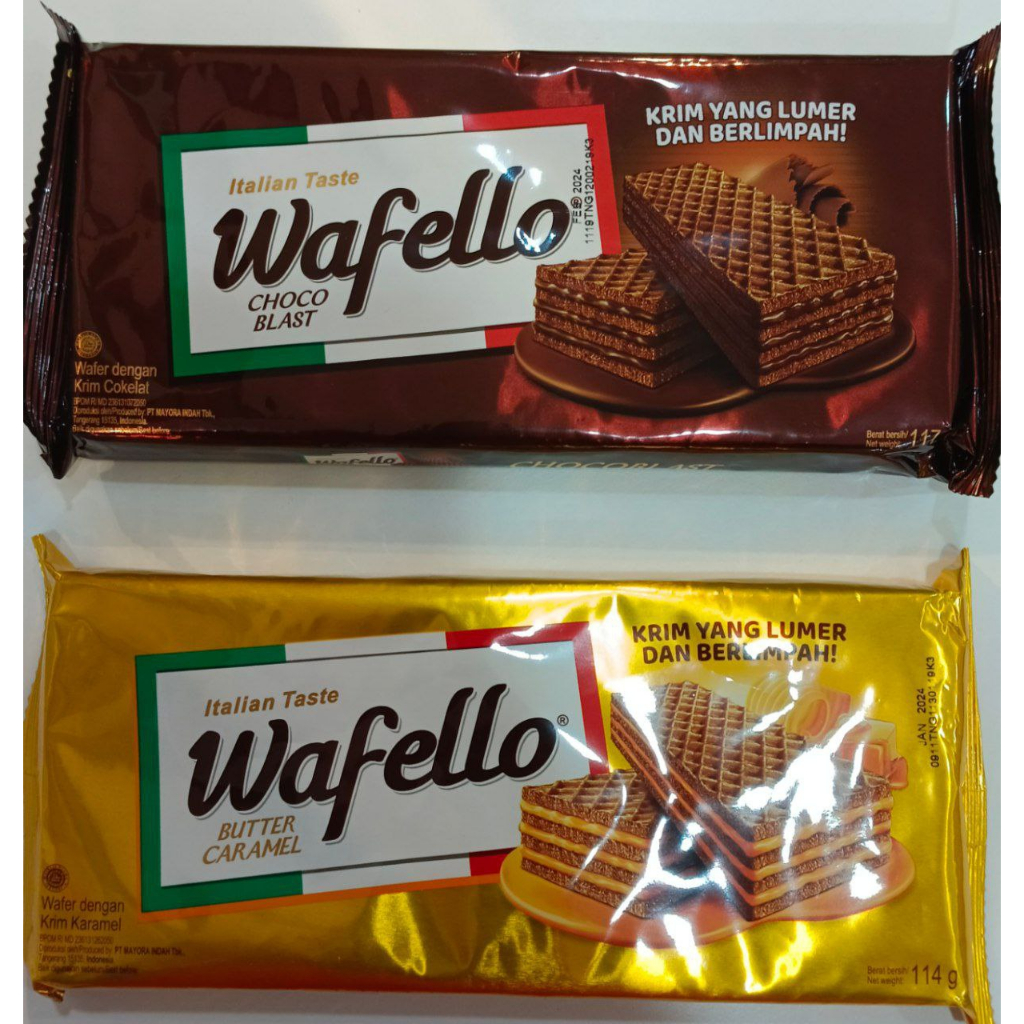 WAFELLO BUTTER CARAMEL,CHOCO BLAST 117g | Shopee Malaysia