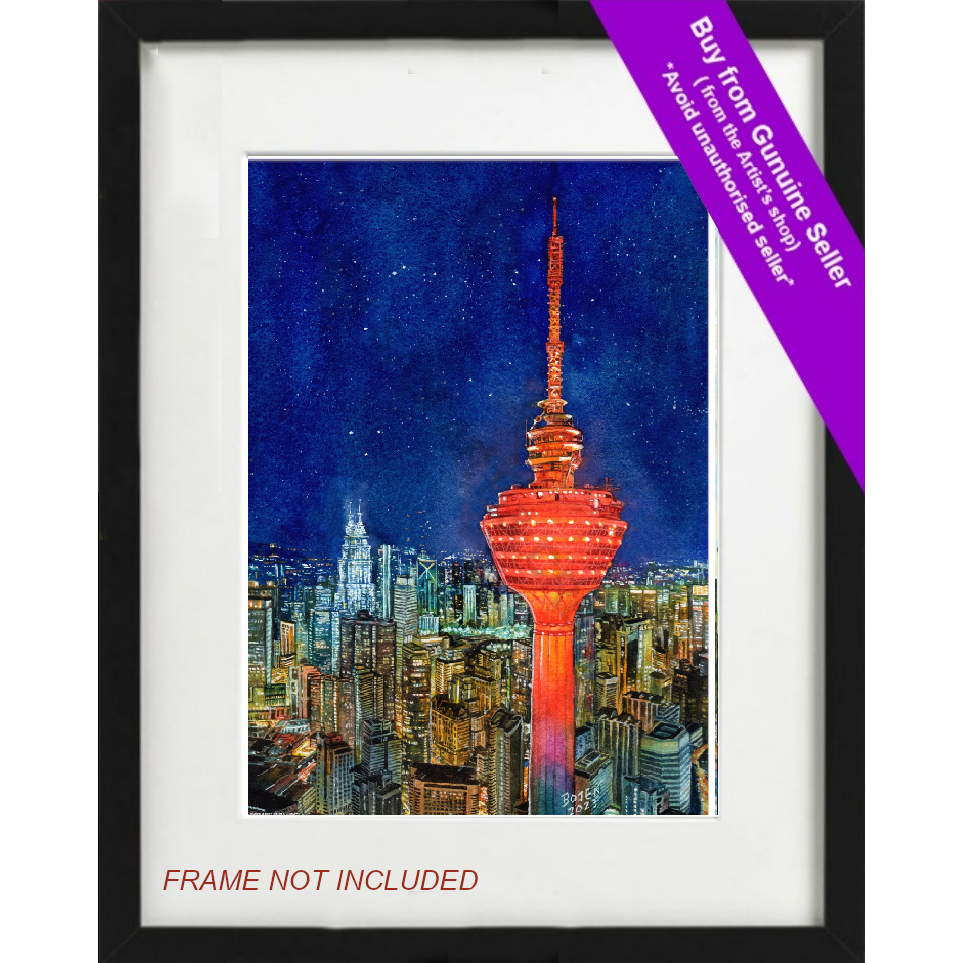 A4 PRINT PPICTURE POSTER WALL ART CARD - WATER COLOR PAINTING by Bojen ...