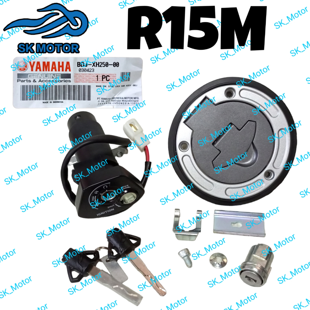 Yamaha YZF-R15M R15 M Original Main Switch Lock Kunci Seat Kusyen Suiz ...