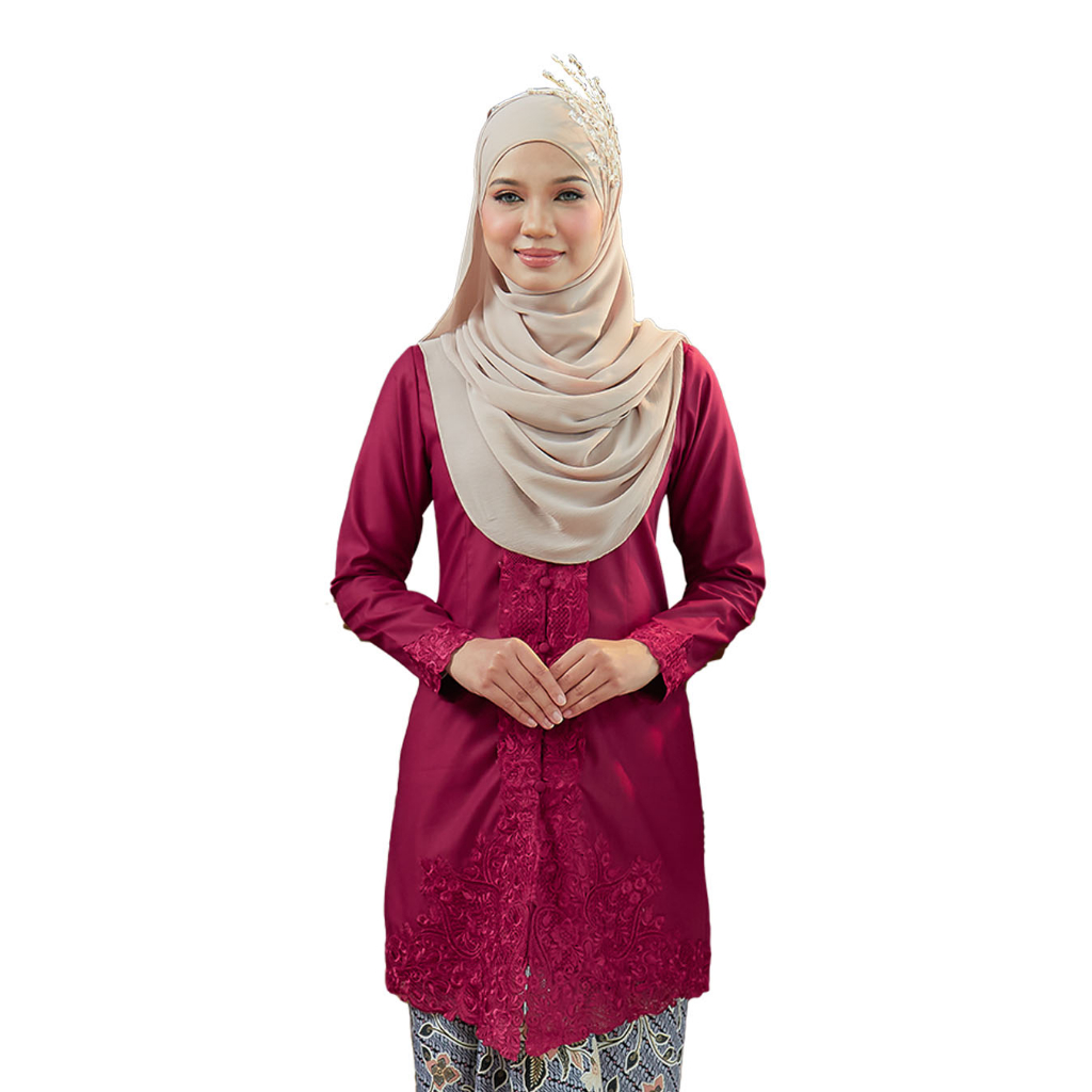 BYHISDAISY (TOP) Kebaya Ghasidah Labuh Muslimah Sulam Moden Senang ...