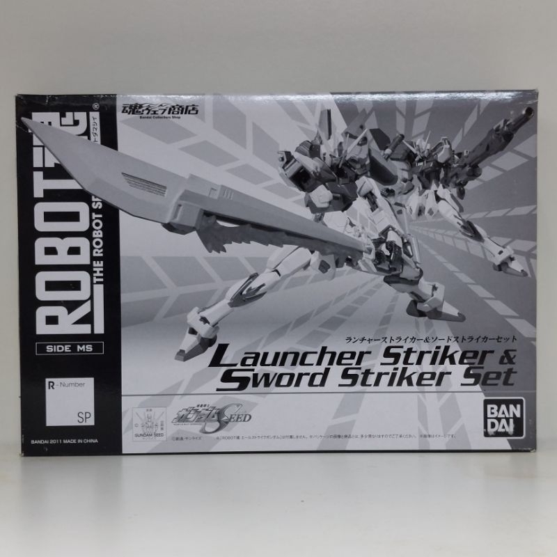P-BANDAI ROBOT 魂 The Robot Spirits (SP) Launcher Striker & Sword ...