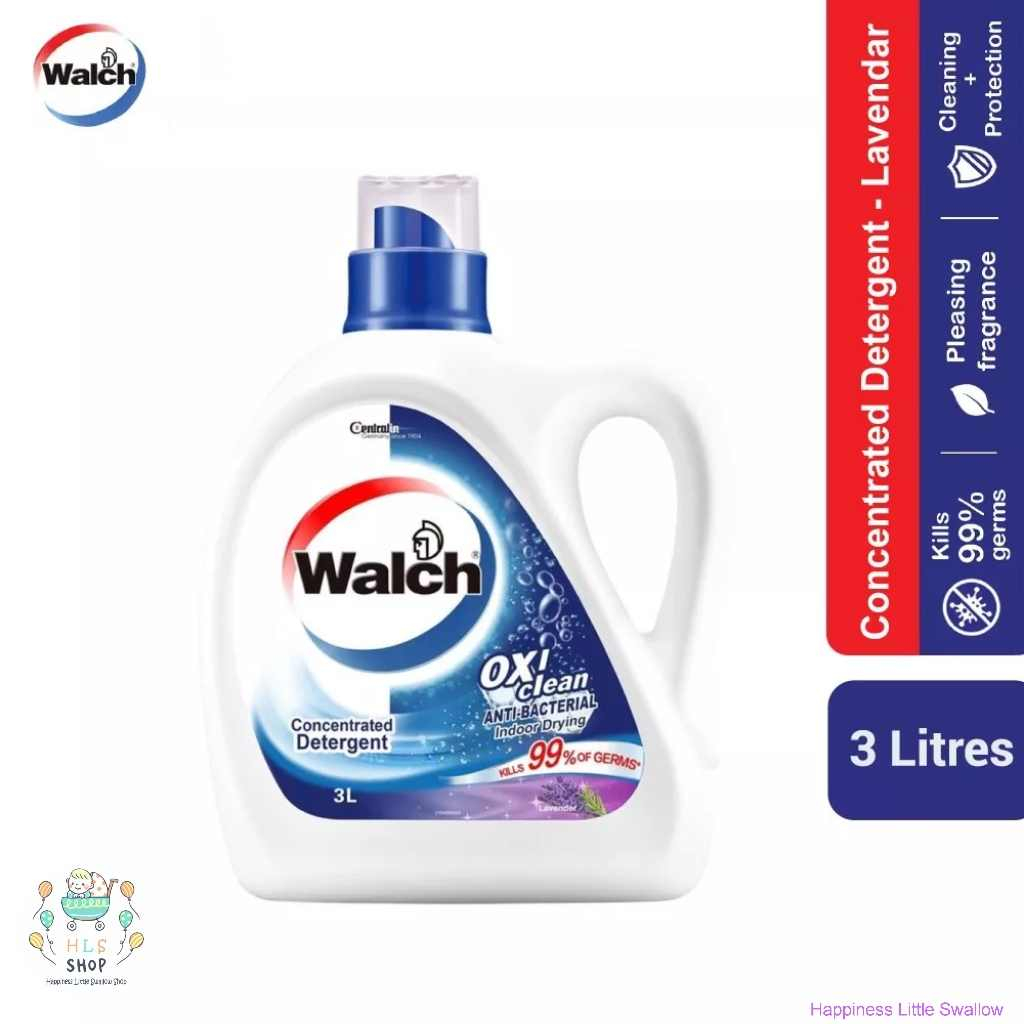 Walch OXI Clean Anti-Bacterial Concentrated Detergent (3L) | Shopee ...