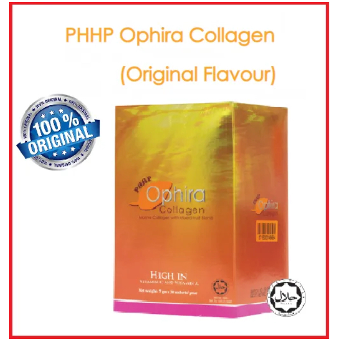 PHHP OPHIRA COLLAGEN 1 BOX ORIGINAL / BERRIE (30SACHETS x 6GM) (HIGH IN ...