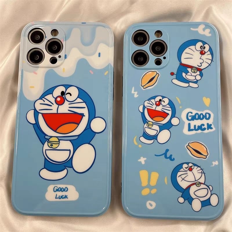 Happy Doraemon Couple Case 小叮当机器猫哆啦A梦情侣款 X XR XS XsMax 11 11promax 12 ...