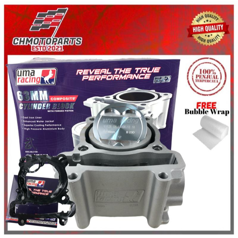 UMA RACING ( 63MM ) FORGED CYLINDER BLOCK COMPOSITE Y15ZR R15 NVX MX ...