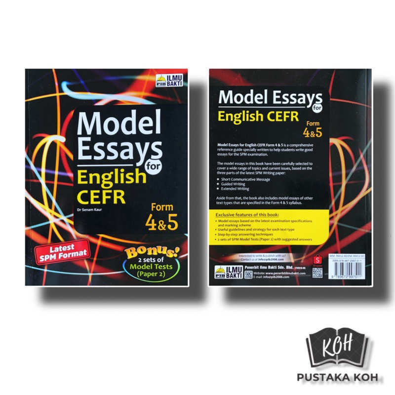 [KOH] Model Essays For English CEFR FORM 4 & 5 Latest SPM Format ...
