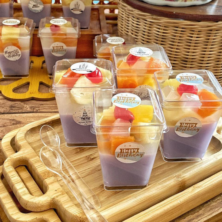 PPF - (10 Pcs) 150ML Mini Jelly Dadih Plastic Cup With Clear Lid ...