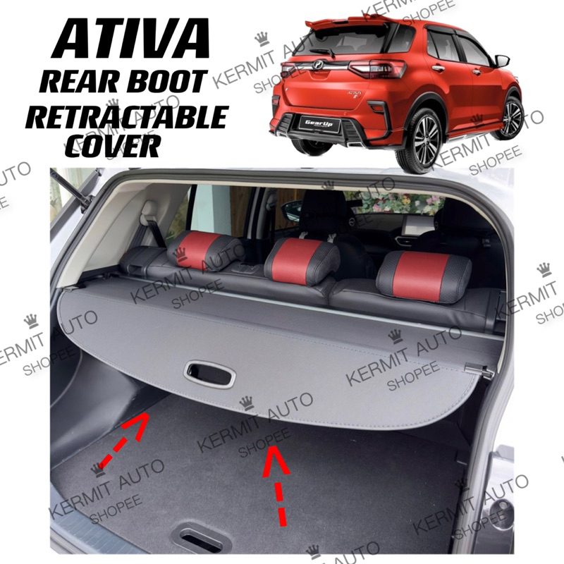 ATIVA BONNET COVER TRUNK / REAR BOOT RETRACTABLE / CARGO SHADE COVER ...