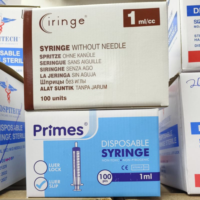 CIRINGE, Syringe Luer Slip Centre 1 ml syringe 1ml syringe 1ml ls ...