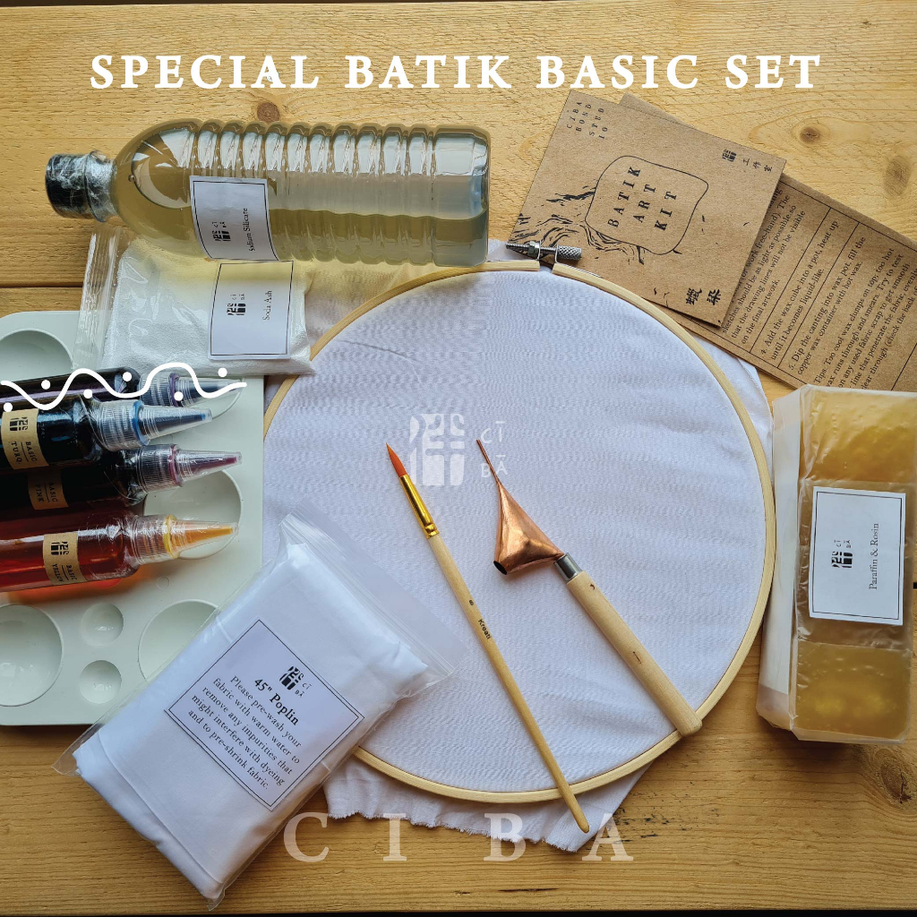 SPECIAL BATIK BASIC SET [11 item IN 1 BOX ALL BATIK MATERIAL PROVIDED ...