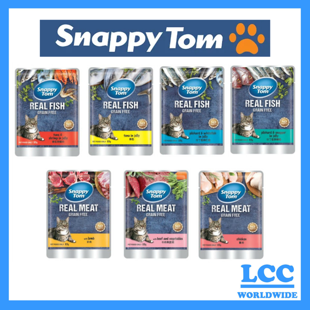 Snappy Tom Pouch (Cat Wet Food) - 85g | Shopee Malaysia