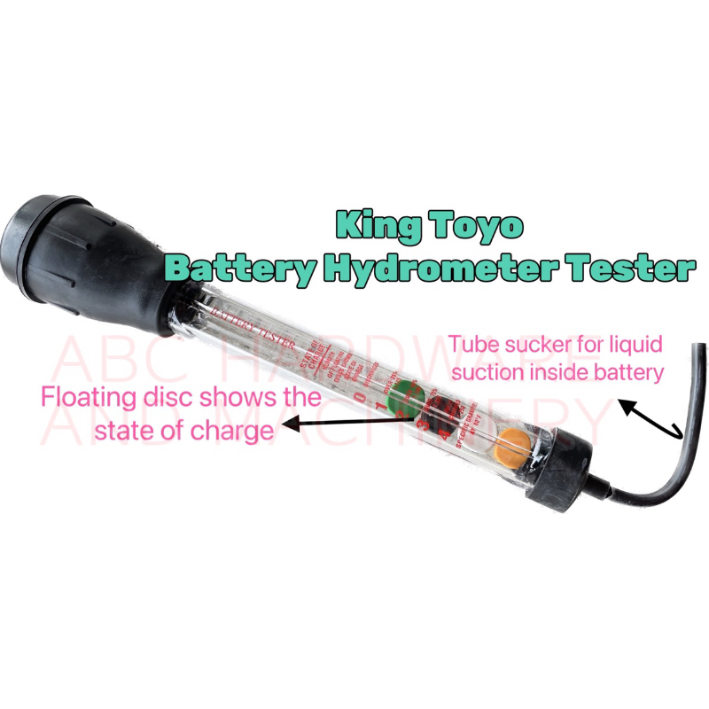 KING TOYO BATTERY HYDROMETER TESTER (BATTERY TESTER) FOR AUTOMOTIVE CAR ...