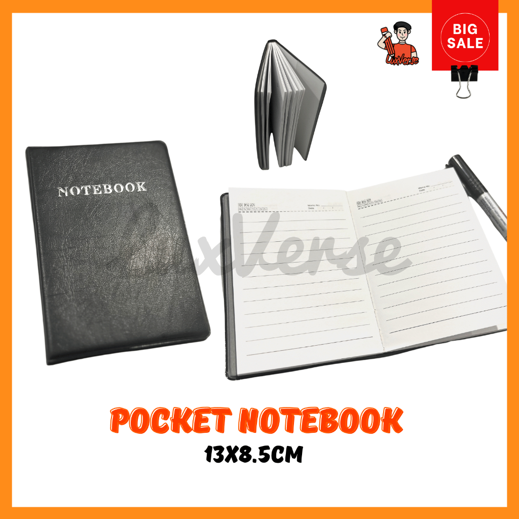 Pocket Note Book Small A7 PVC Cover (L13cm x W8.5cm) 180pgs🔥ReadyStock🔥 ...
