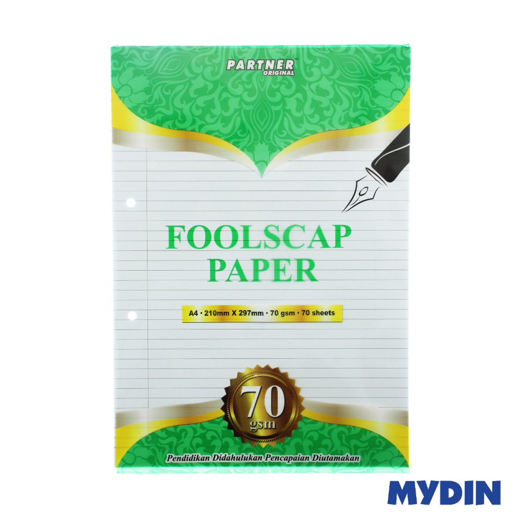 Partner Original A4 Foolscap Paper (70's x 70g) | Shopee Malaysia