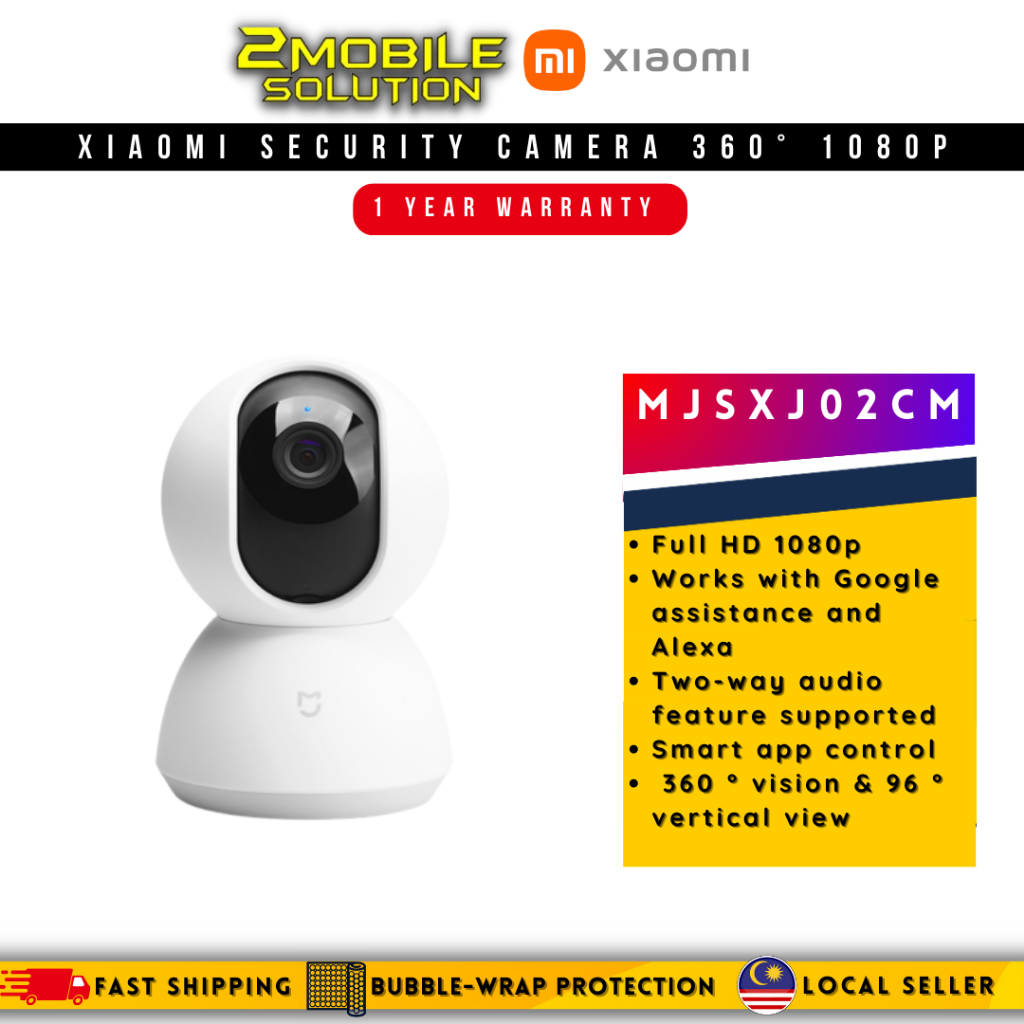 XIAOMI Home Security Camera CCTV 360° Degree 1080P[FHD I Infrared night ...