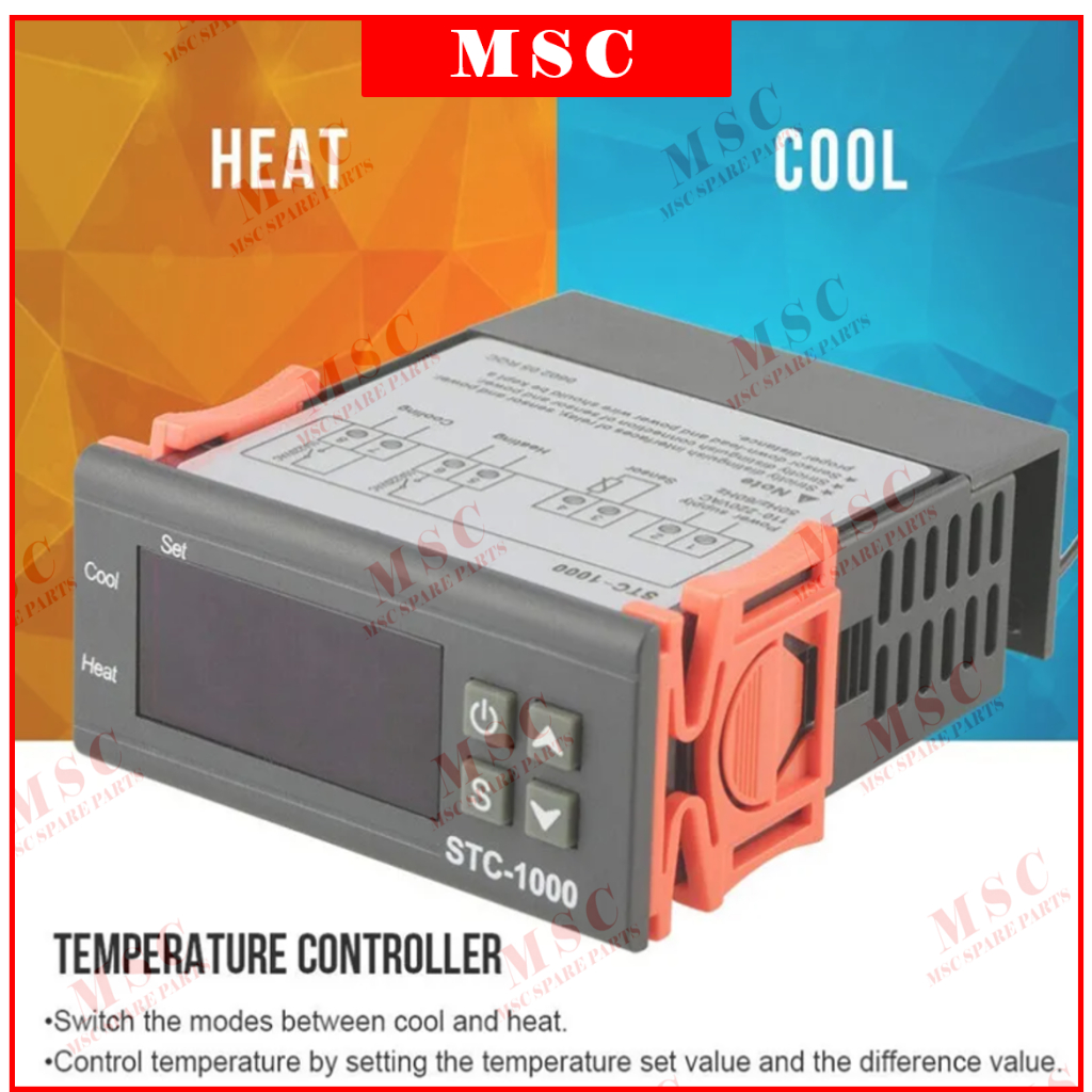 STC-1000 Digital Temperature Microcomputer Thermostat Controller ...