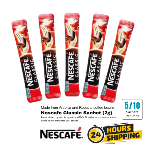 5STAR Nescafe Classic Coffee Sachet (2g x 5/10 sachet) | Shopee Malaysia