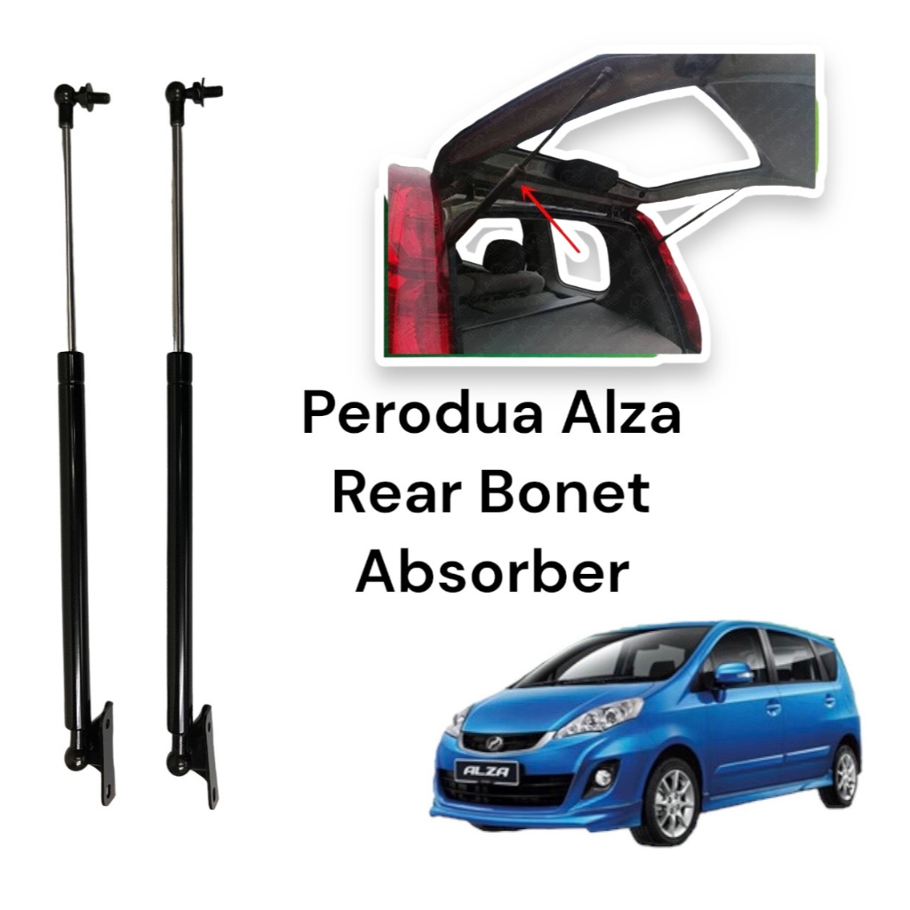 Perodua Alza 2009-2021 Rear Bonet Absorber / Rear Bonet Damper | Shopee ...