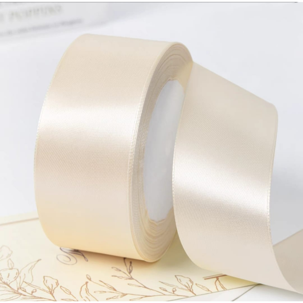 (2 Meter) 4cm Ribbon Satin Ribbon Gift Ribbon Color | Shopee Malaysia