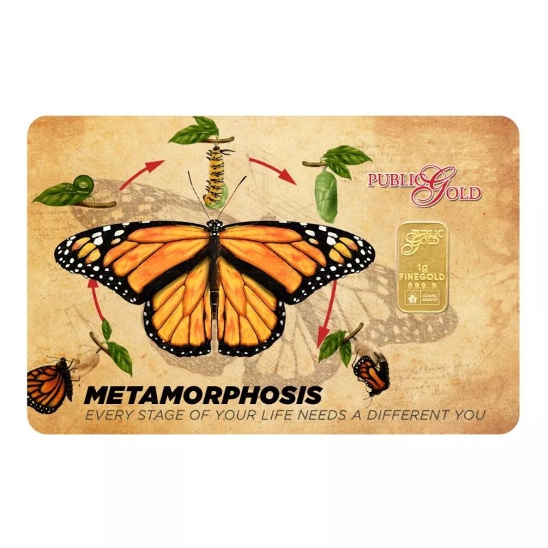 PG Gold Bar 1 gram - METAMORPHOSIS | Shopee Malaysia