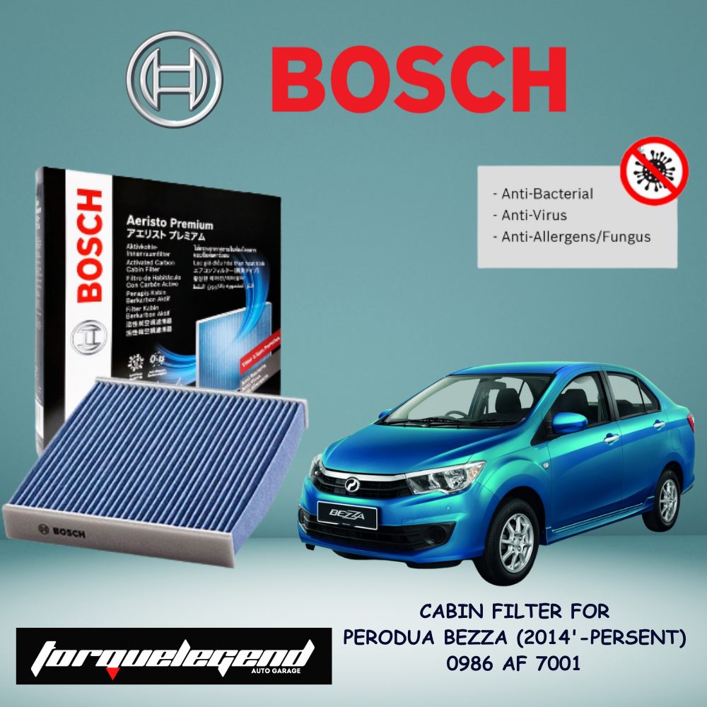 (PERODUA BEZZA 14'-PRESENT) Bosch Aeristo Premium Activated Carbon ...