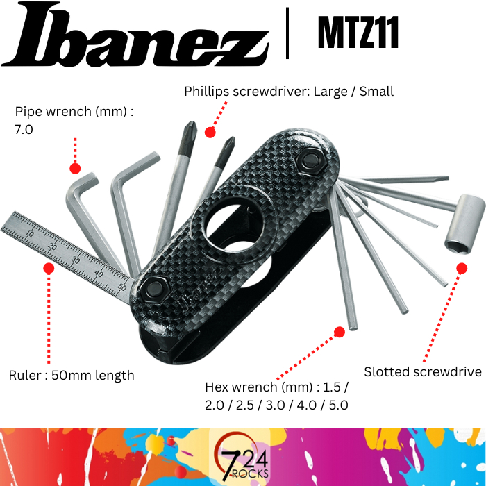 Ibanez Guitar Ibanez MTZ11 Pocket Multi Tool Manufactured for Guitar ...