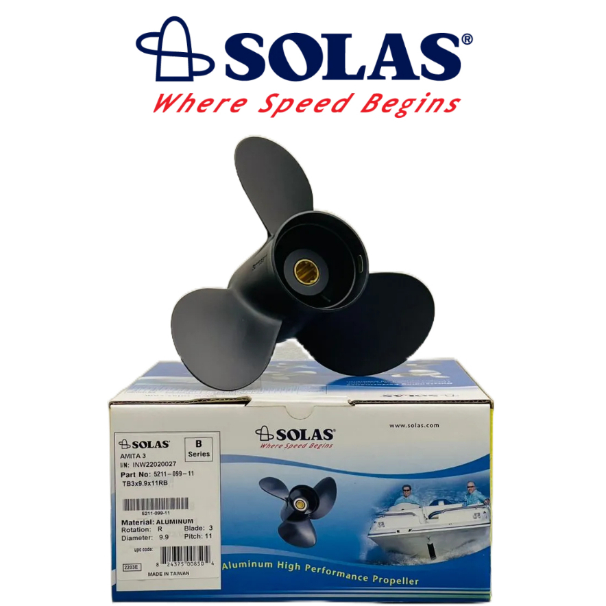 ORIGINAL SOLAS PROPELLER FOR MERCURY & TOHATSU 30HP P/N: ALTB3XX ...
