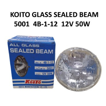 KOITO GLASS SEALED BEAM ROUND MODEL : 12V 50W 2PIN. | Shopee Malaysia