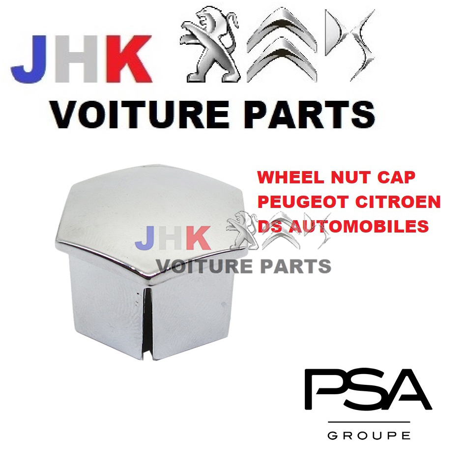 Original Wheel Nut Cap Peugeot 208 2008 308 3008 5008 508 Citroen C4 ...