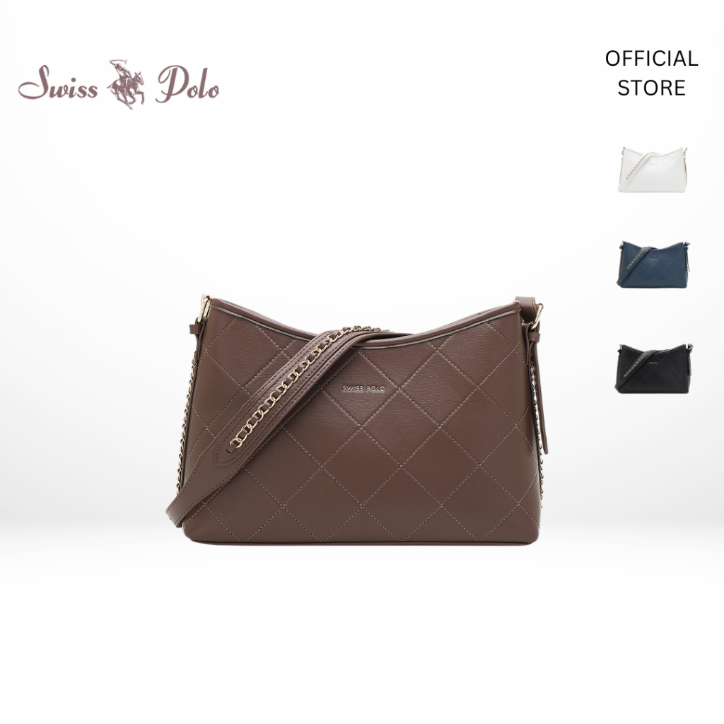 SWISS POLO Ladies Quilted Sling Bag - Multi Colour HJW 557 | Shopee ...