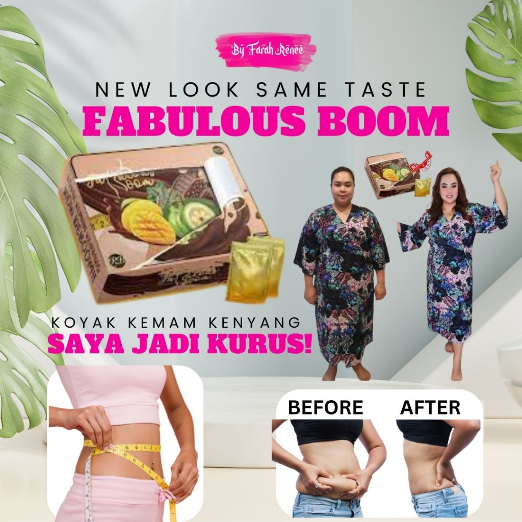 Free Gift FabulousBoom Original HQ Nak Kurus Bakar Lemak Seawal 3 Hari Fabulous Boom Fast ...
