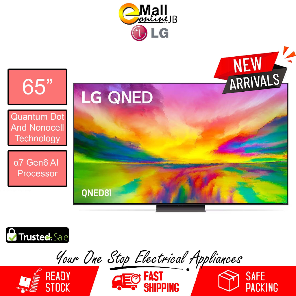 LG 65" Inch QNED81 4K Smart QNED TV with Quantum Dot NanoCell ...