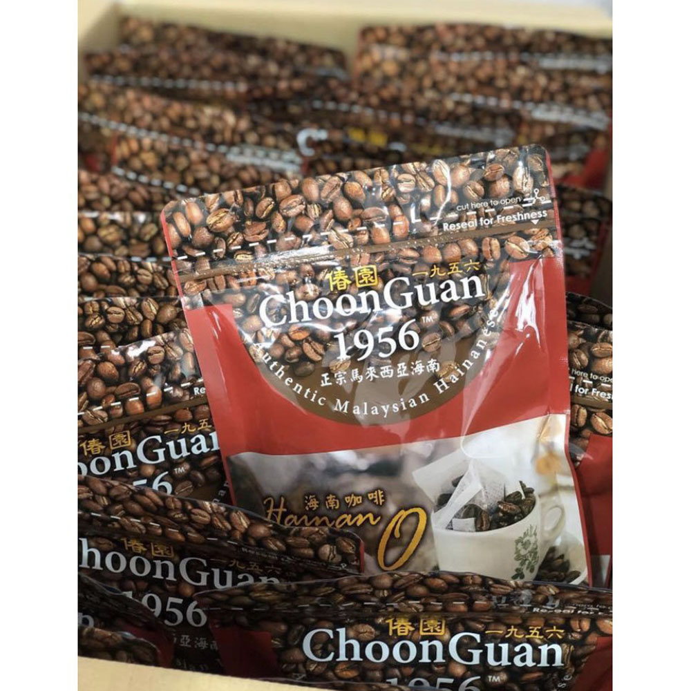 Coffee Choon Guan Hainan Kopi O (No sugar/Kosong) Charcoal Roasted ...