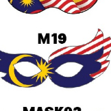 Topeng Merdeka Kertas Keras 350gsm Saiz Kanak-kanak Mask Topi Budak ...