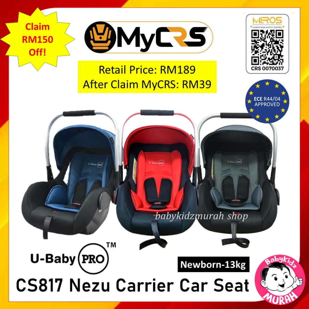 (MyCRS RM39 only!) Car Seat Baby CS817 U-Baby Pro Carrier Car Seat ...