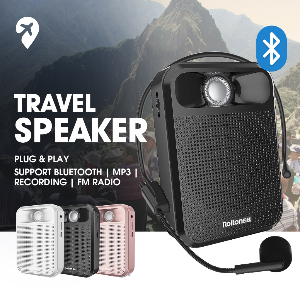 ROLTON K700 Voice Amplifier Speaker Lecturer Speaker Bluetooth ...