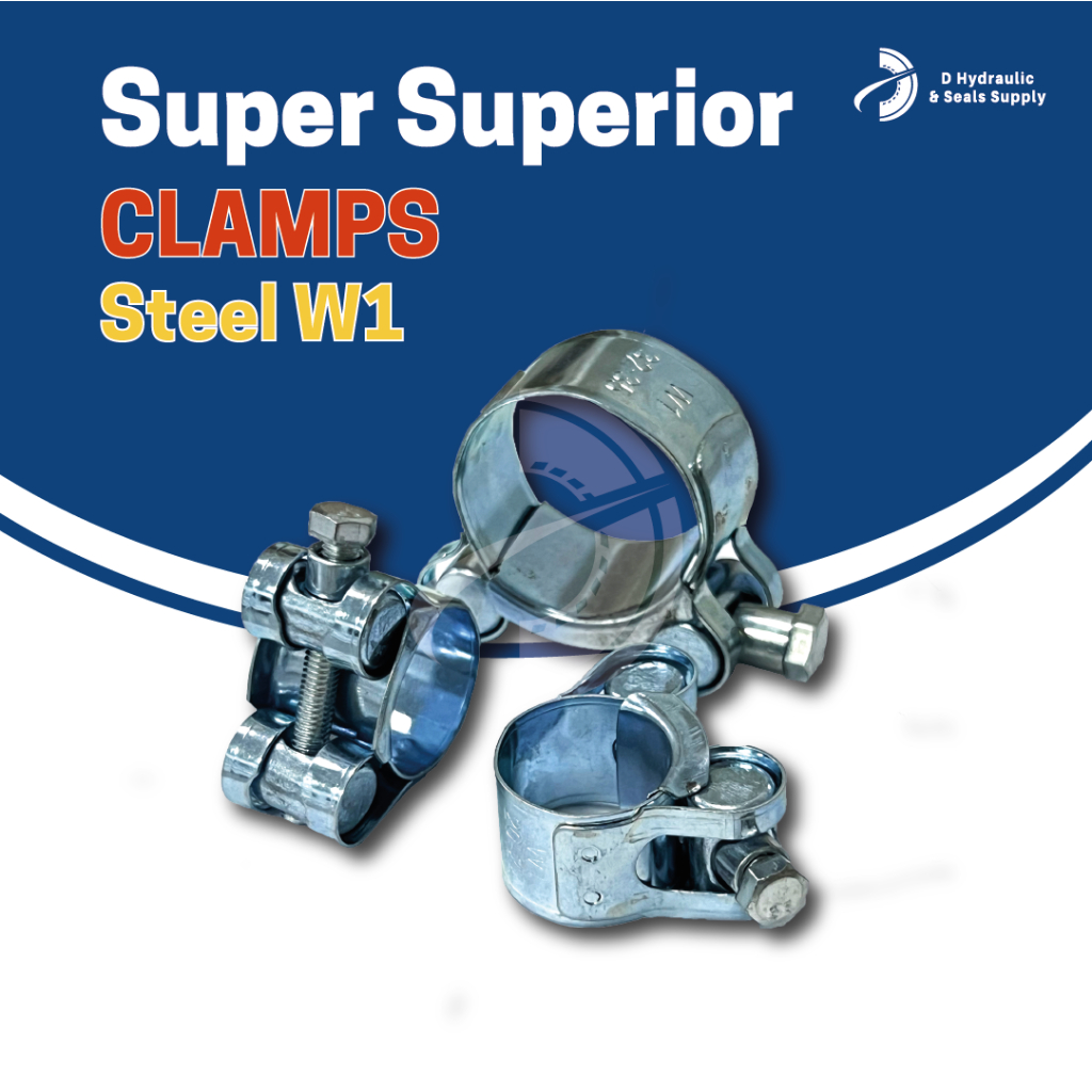 Super Superior Clamp Heavy Duty Hose Clamp Hose Clip Steel W1 / W2 ...