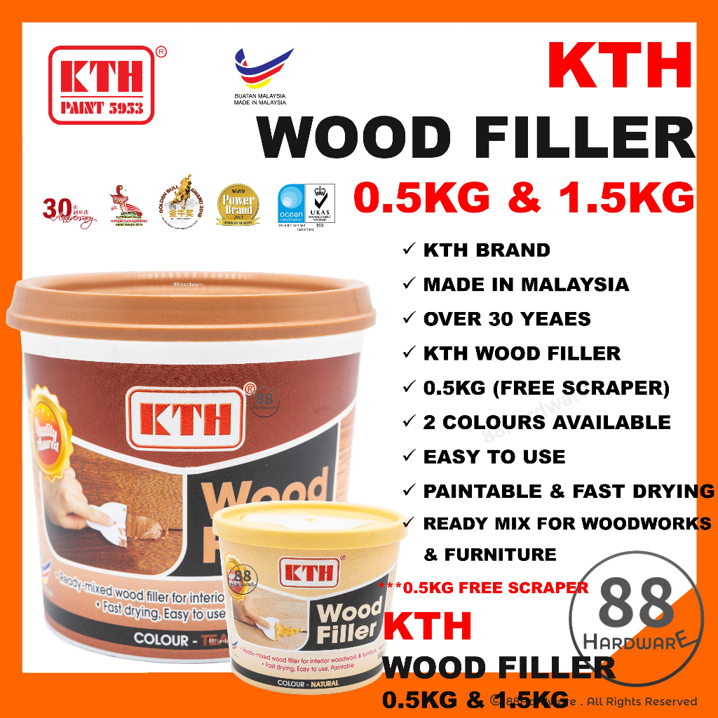 KTH Wood Filler / filler / wood / kayu / papan / wall wood / wood ...