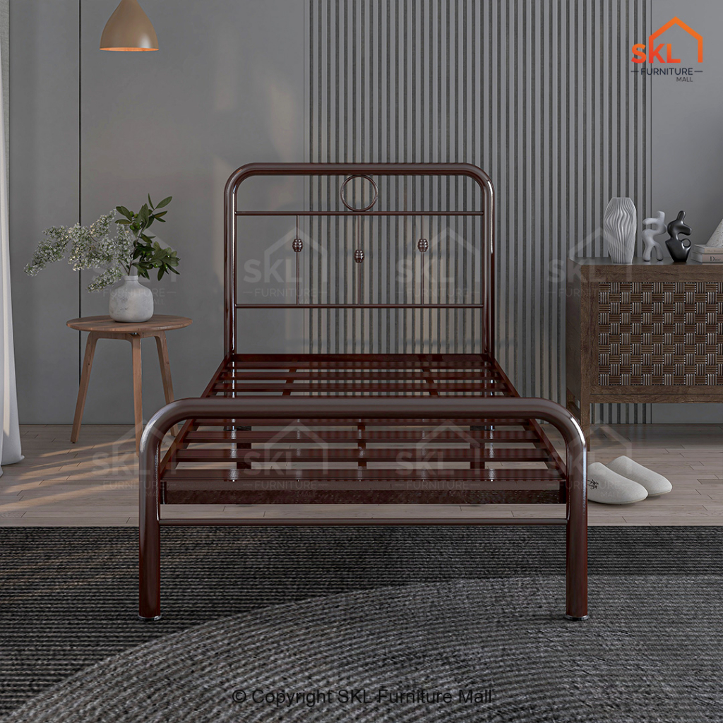 SUPER HEAVY DUTY SINGLE METAL BED FRAME /Katil Besi Single / Solid ...