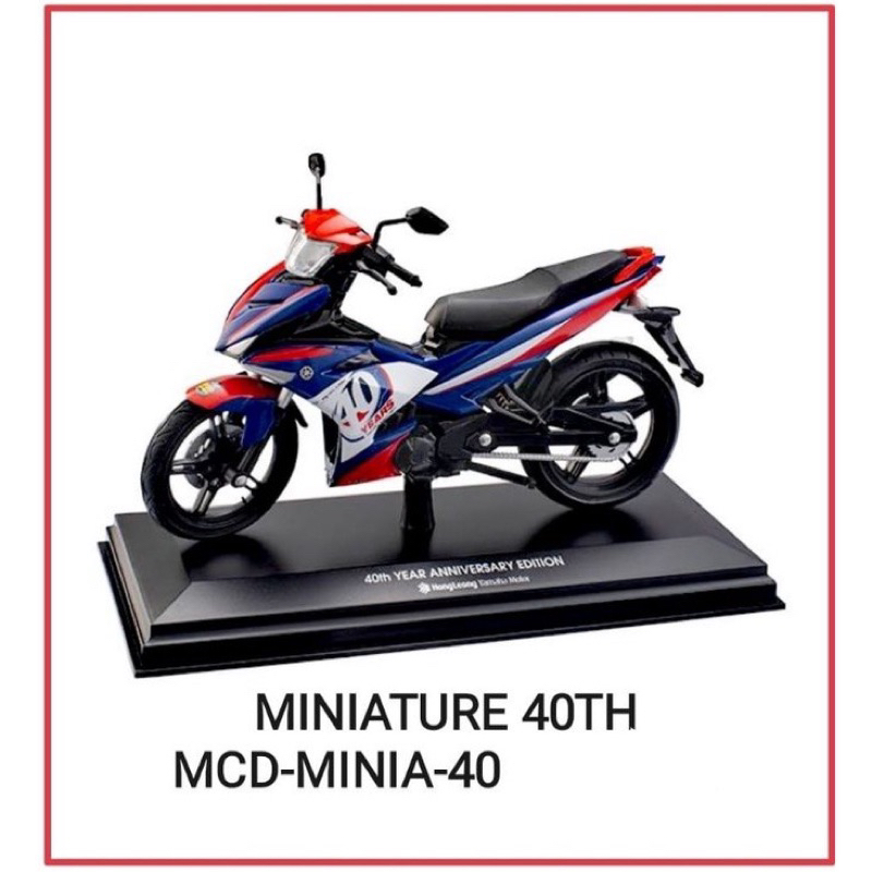 Yamaha Y15ZR Y15 Ysuku Miniature Diecast 40th Year Anniversary Edition ...