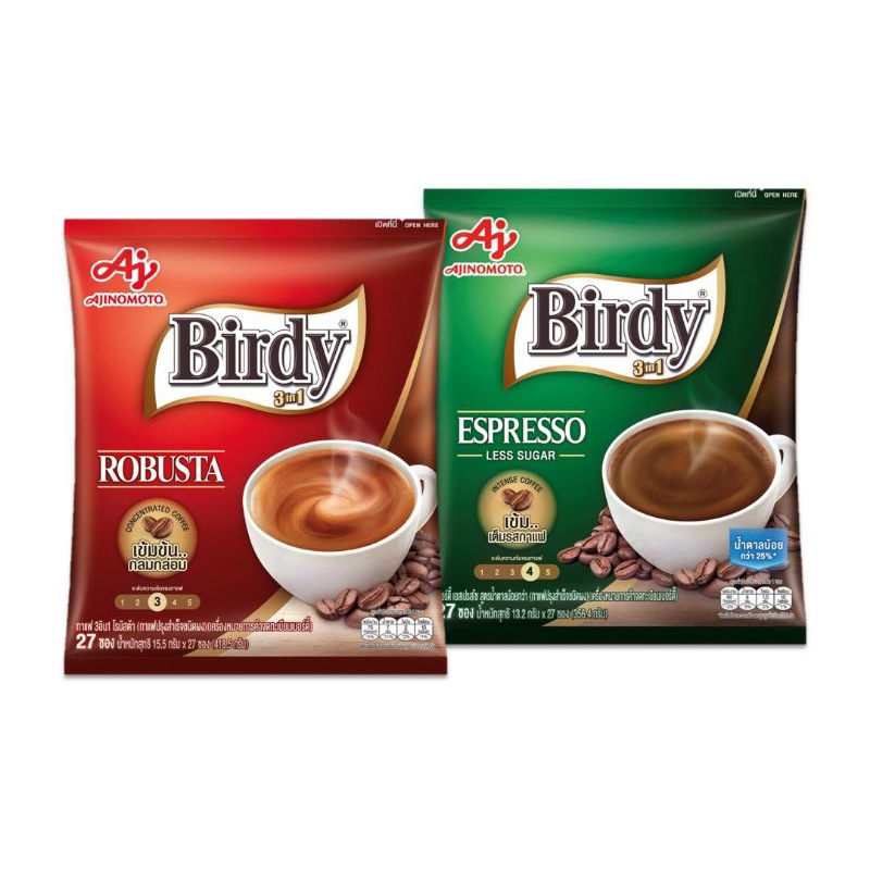BIRDY 3in1 Instant Coffee Mix Powder THAILAND | Shopee Malaysia