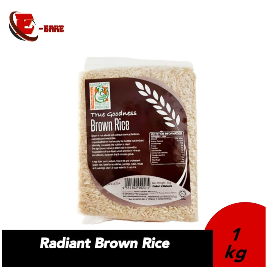 RADIANT BROWN RICE |1KG |HALAL | Shopee Malaysia