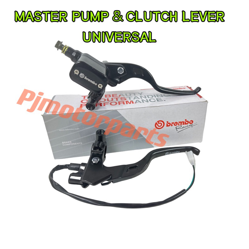 ( UNIVERSAL ) FRONT MASTER PUMP & HOLDER & CLUTCH LEVER KLAC KR150 KRR ...
